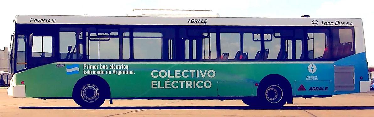 Este jueves presentarán el bus eléctrico Agrale