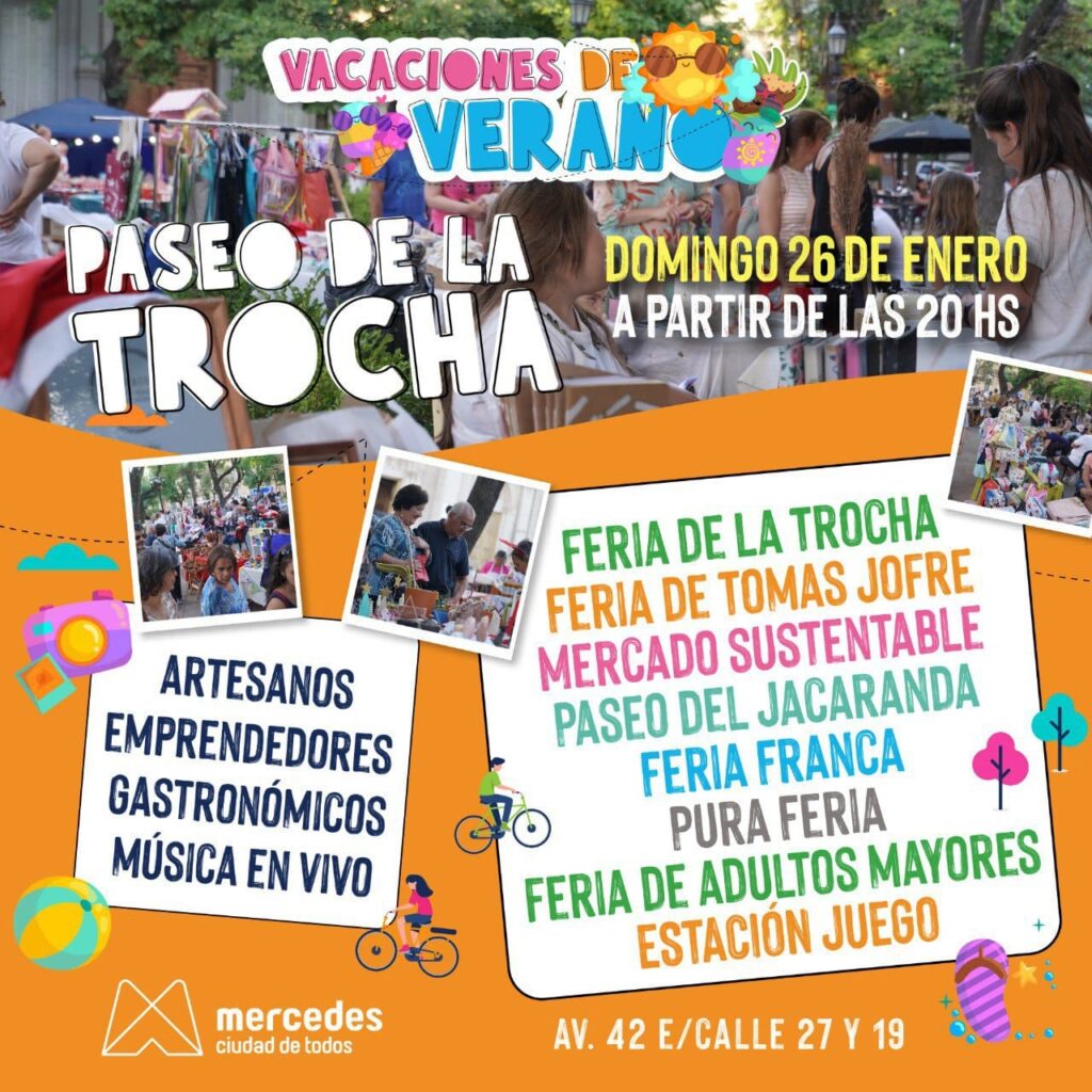 Paseo de La Trocha: una noche de verano con ferias, música y gastronomía